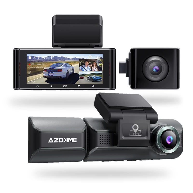 3-CHANNEL LENS DASHCAM – AZDOME OFFICIAL