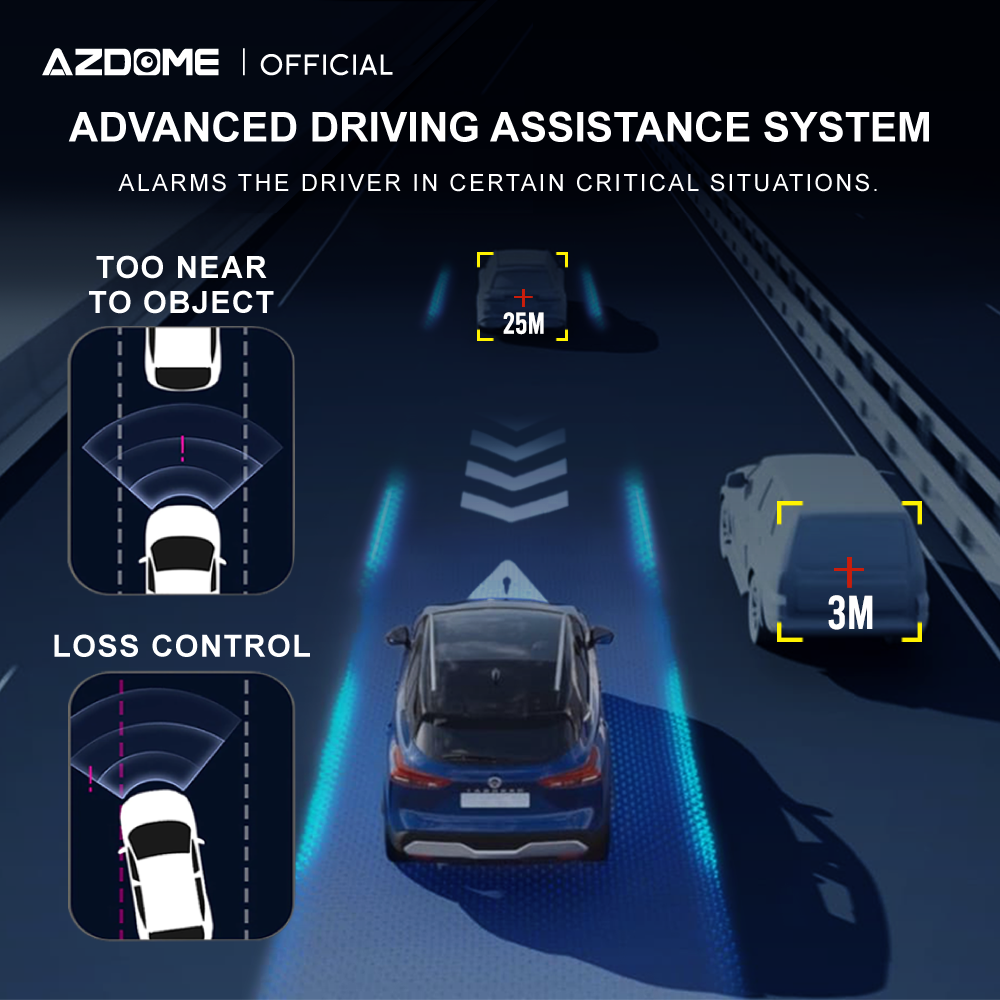 AZDOME M17PRO 1296P Full HD Dash Cam – AZDOME OFFICIAL