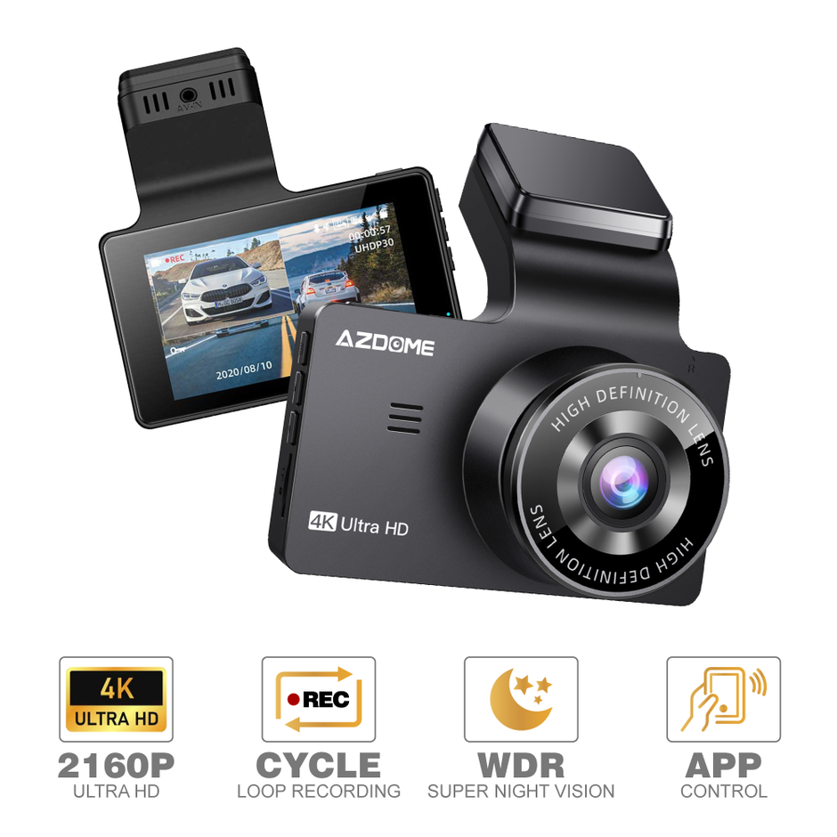 2-CHANNEL LENS DASHCAM – AZDOME OFFICIAL